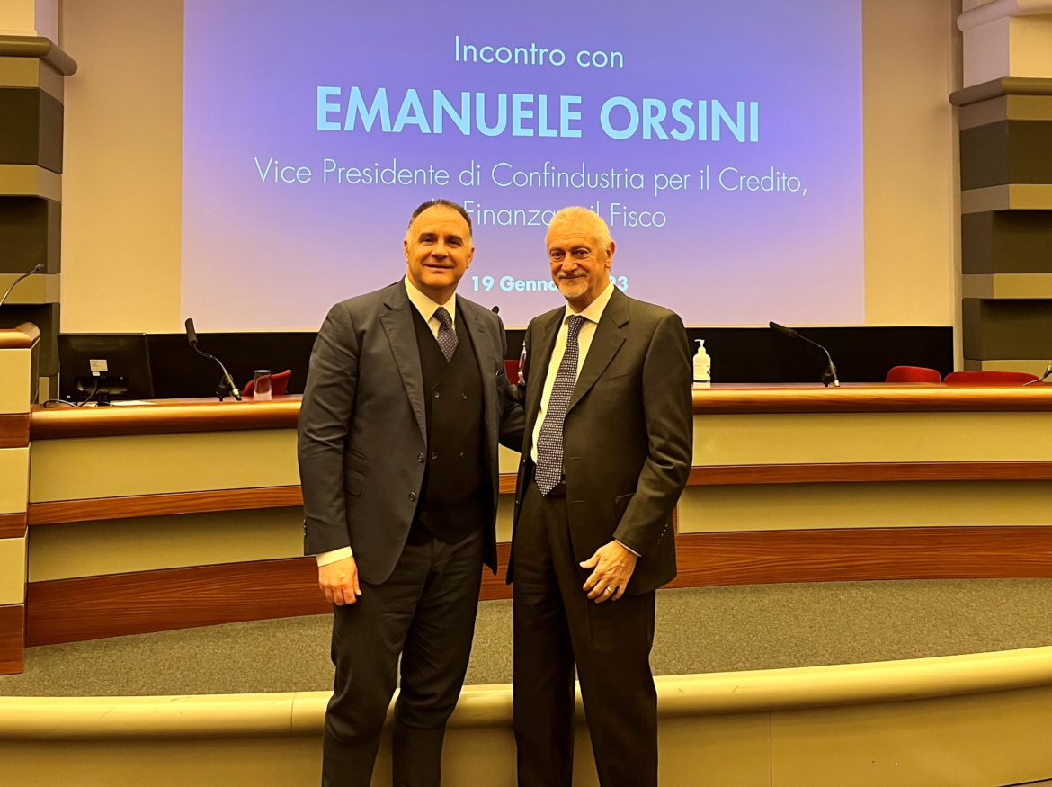 IL VICEPRESIDENTE DI CONFINDUSTRIA, EMANUELE ORSINI, OSPITE DI ...