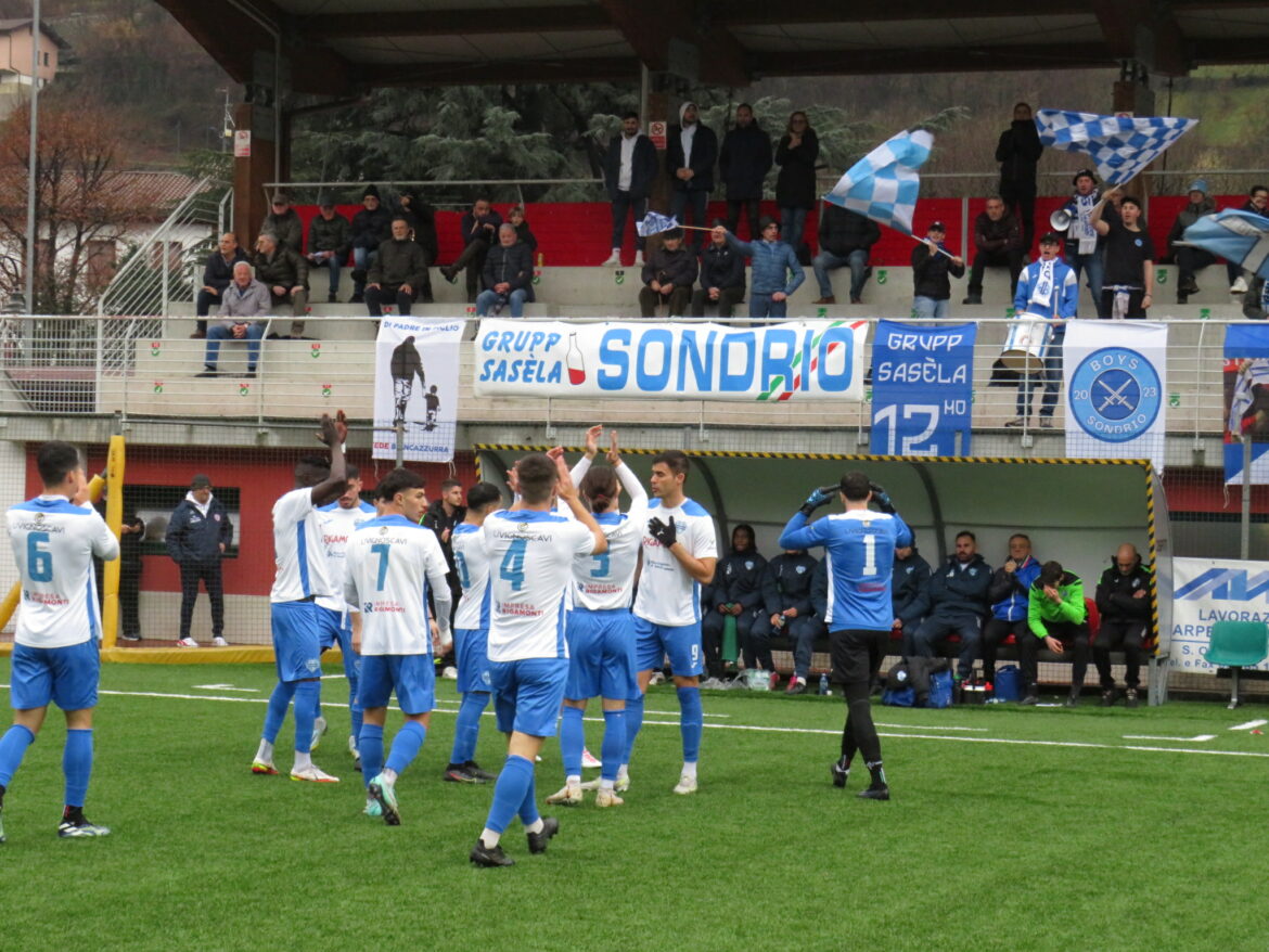 La Nuova Sondrio Calcio vince a Muggiò. Ora è prima in classifica ...